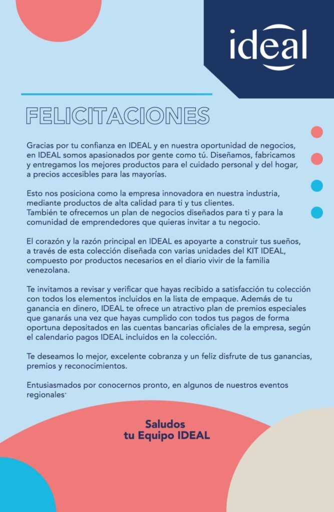 Felicitaciones Ideal – Ideal